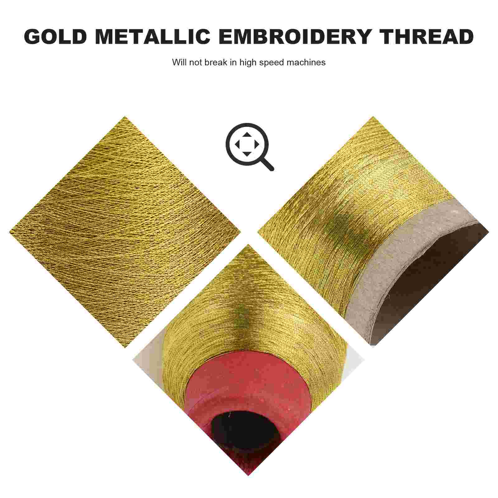 Metallic Machine Embroidery Thread 5000 Yards Spoo... – Grandado