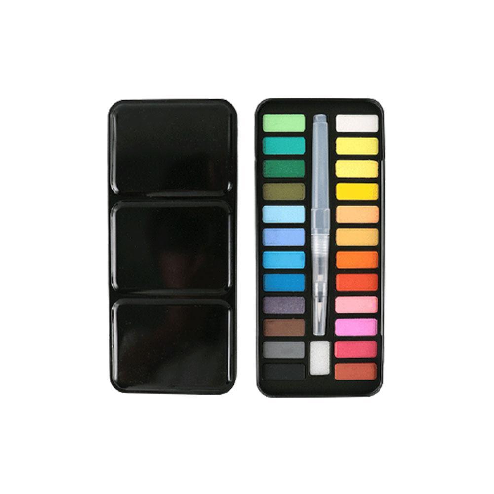 12/18/24/36 Colors Watercolor Paint Set Portable M... – Vicedeal