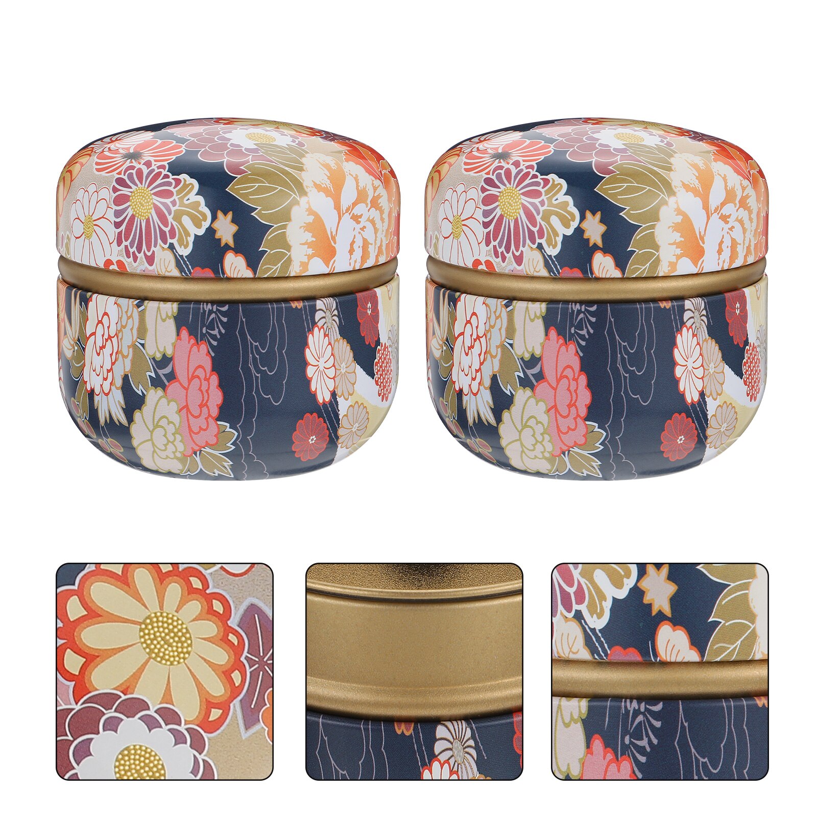 2 Pcs Japanese Style Tea Leaf Canister Airtight Te... – Vicedeal