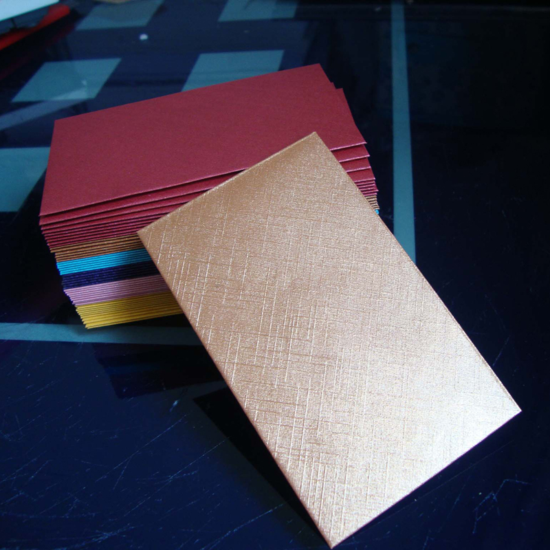 10x6cm 120gram High end textured metallic paper br... – Vicedeal
