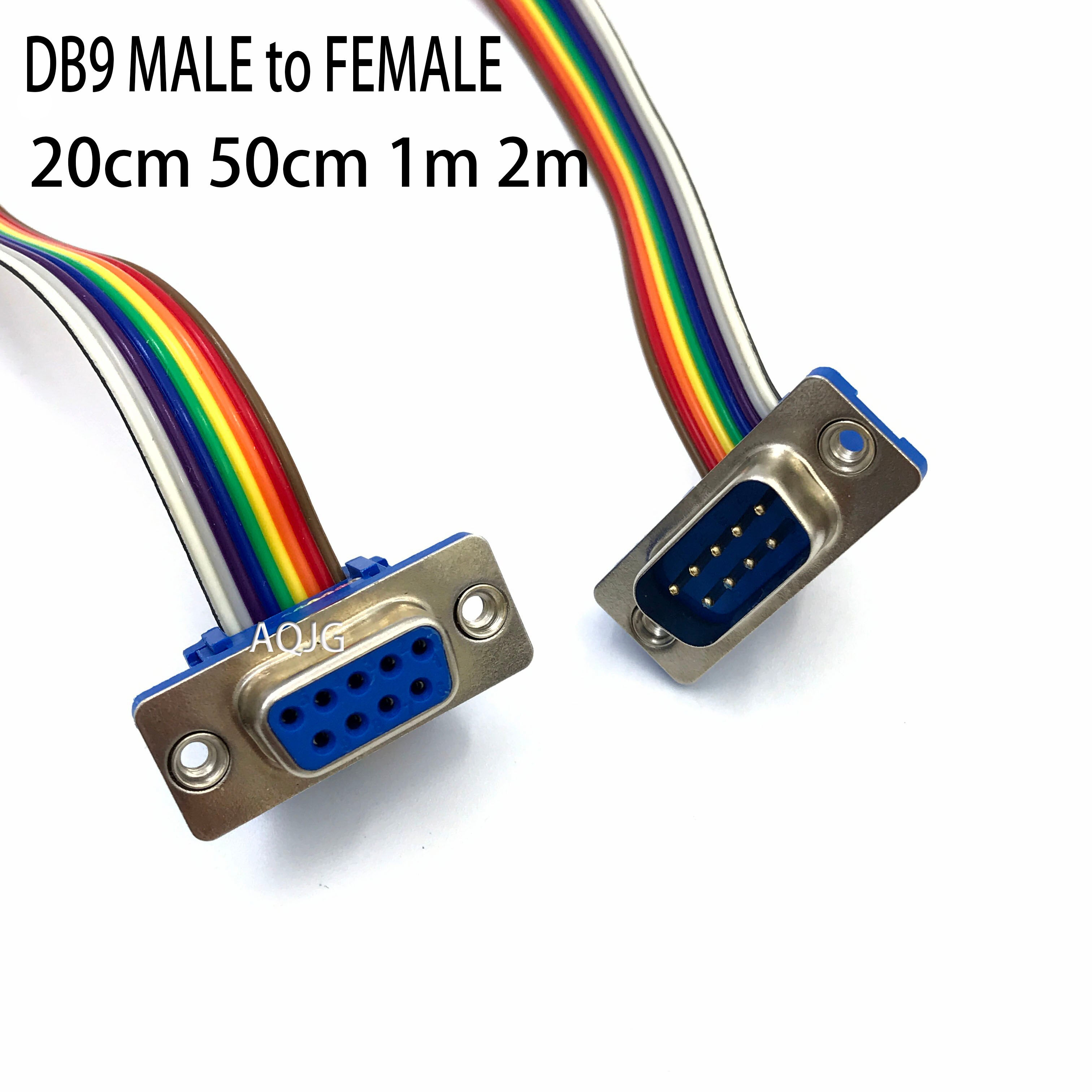 1PCS 20CM 50CM 1M DB9 MALE to FEMALE CABLE D-Sub s... – Grandado