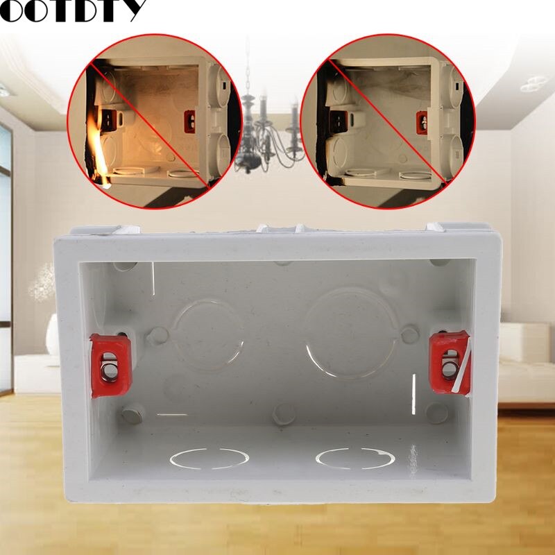 118mmX72mm Standaard Pvc Junction Box Wall Mount C... – Vicedeal