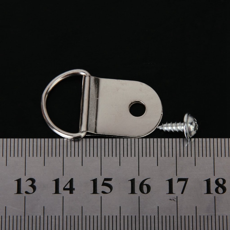 50 Pcs Medium D-Ring Picture Frame Strap Hangers w... – Grandado