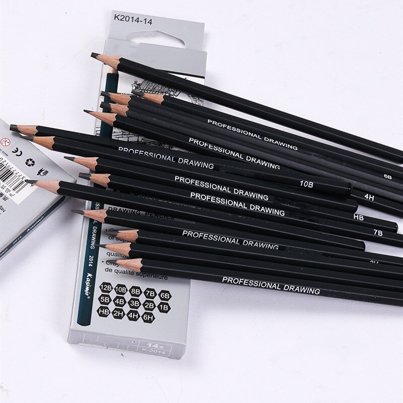 14 Pcs/set Sketch and Drawing Writing Pencil Stati... – Grandado