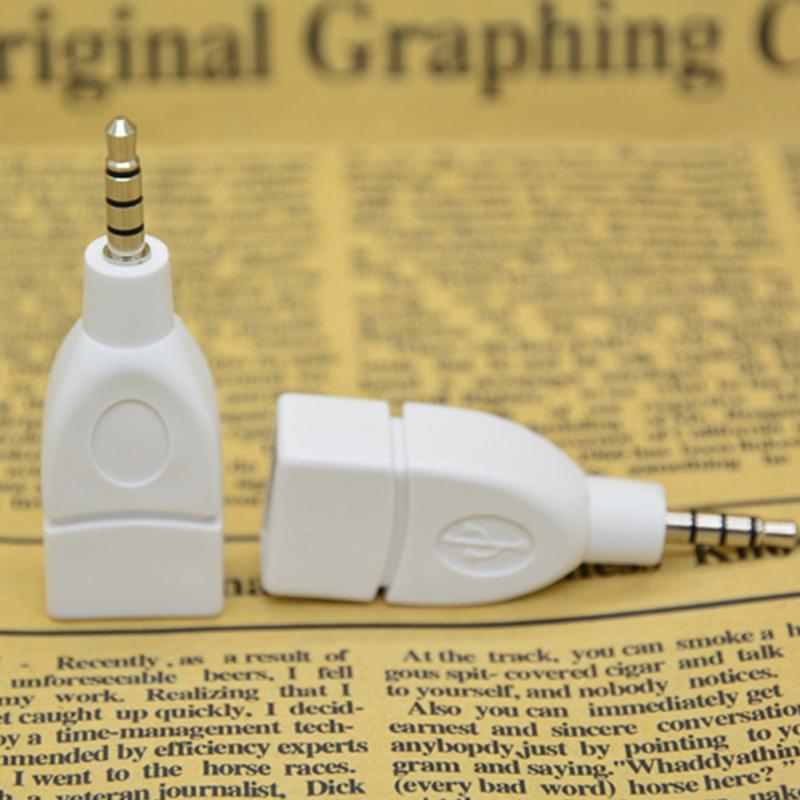 3.5mm Male AUX Audio Plug Jack to USB 2.0 Female C... – Grandado