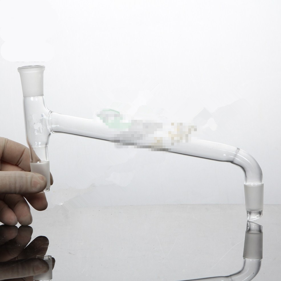 24/29,Glass 3-Way Adapter,Distillation Head,Obliqu... – Vicedeal