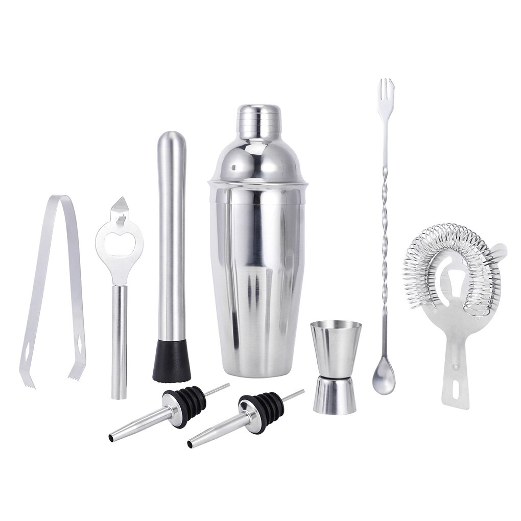 Cocktail Shaker Set Stainless Steel Red Wine Measu... – Grandado