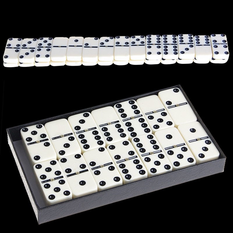 Houten Domino Doos Speelgoed Spel Set/28Pcs Reizen... – Grandado