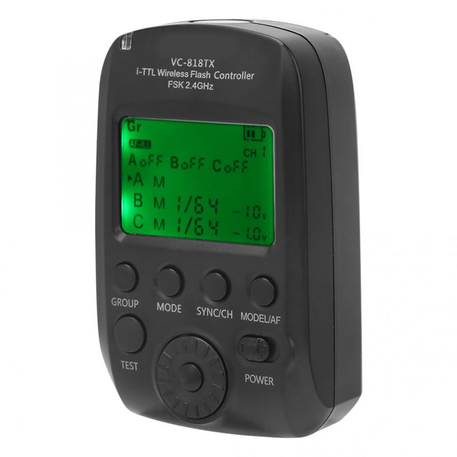 remote shutter VISICO VC-818TX I-TTL High Speed Sy... – Vicedeal