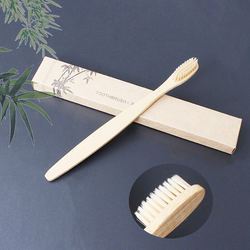 4 Colors Environmentally Wood Bamboo Toothbrush En... – Vicedeal