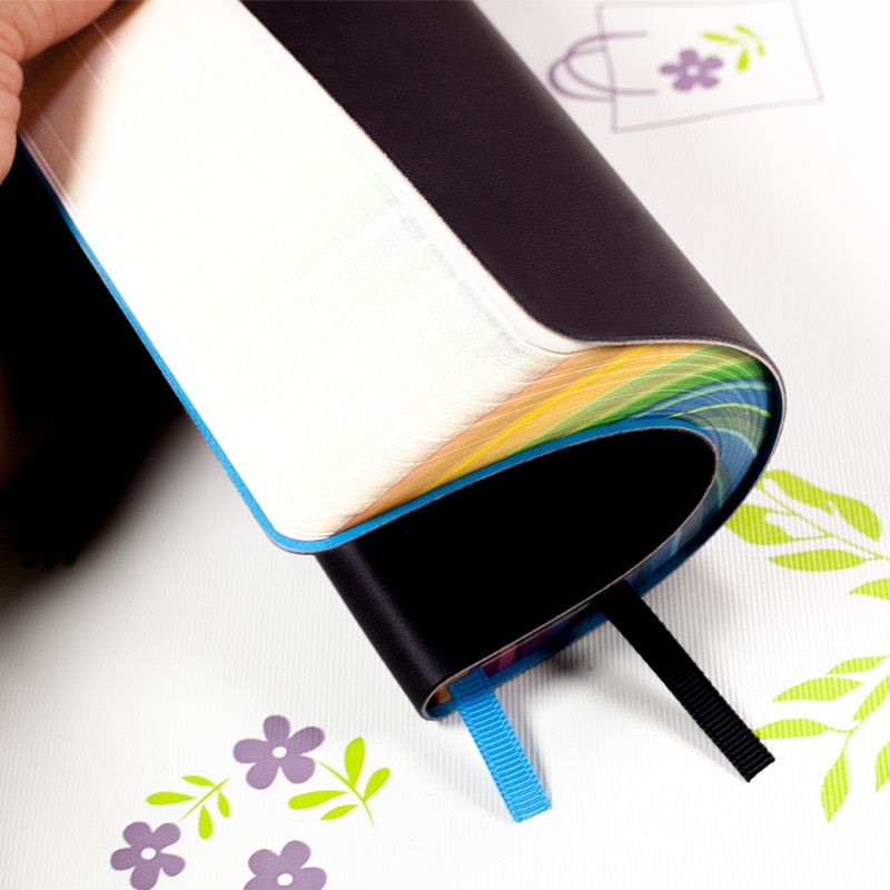 A5 Rainbow Color Edge Bullet Dotted Journal Soft C... – Grandado