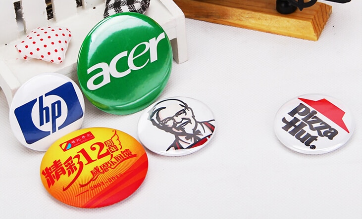 32mm(1.25") pin button tin badge metarail plastic ... – Grandado