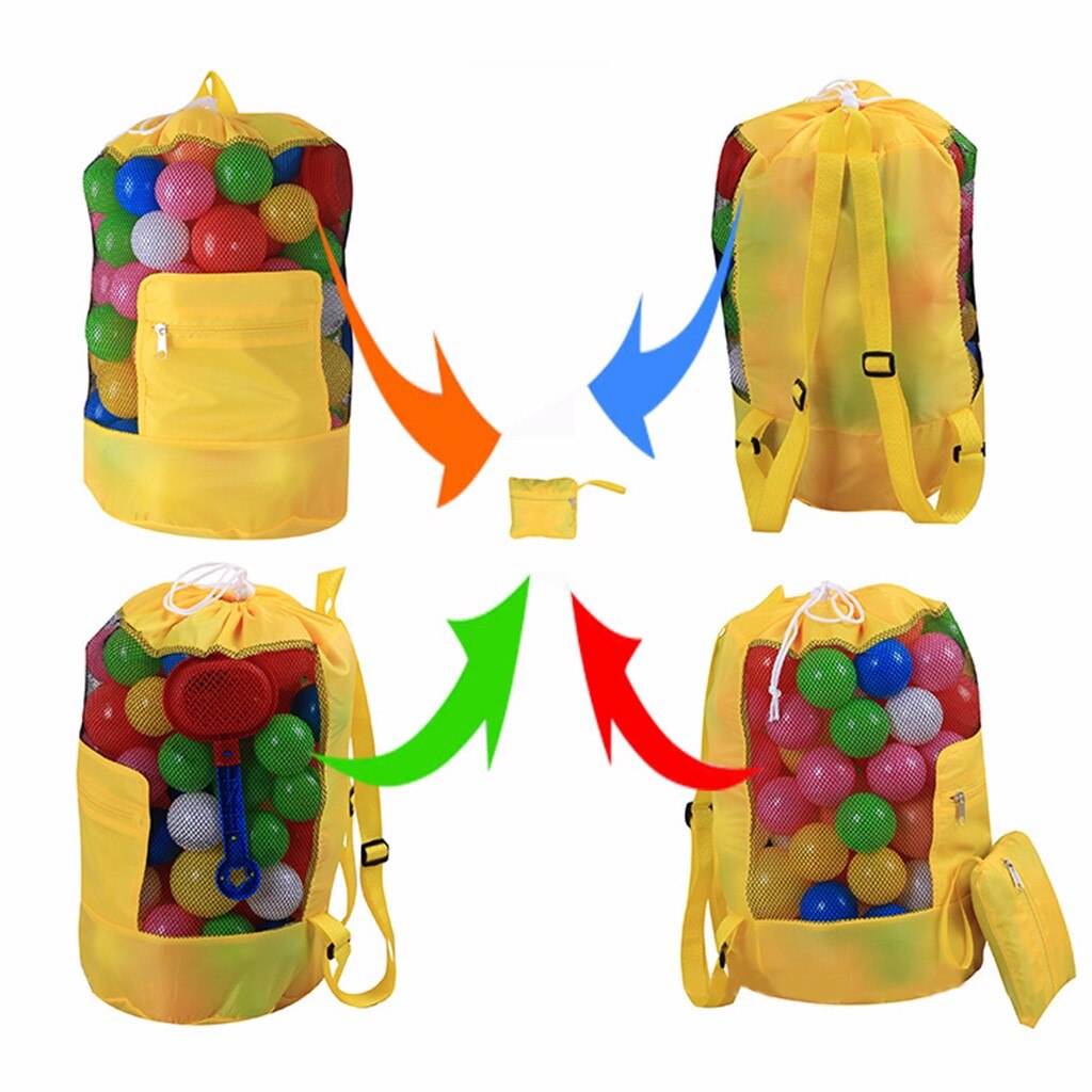 Travel Foldable Beach Sand Toys Bag Away Beach Sto... – Vicedeal
