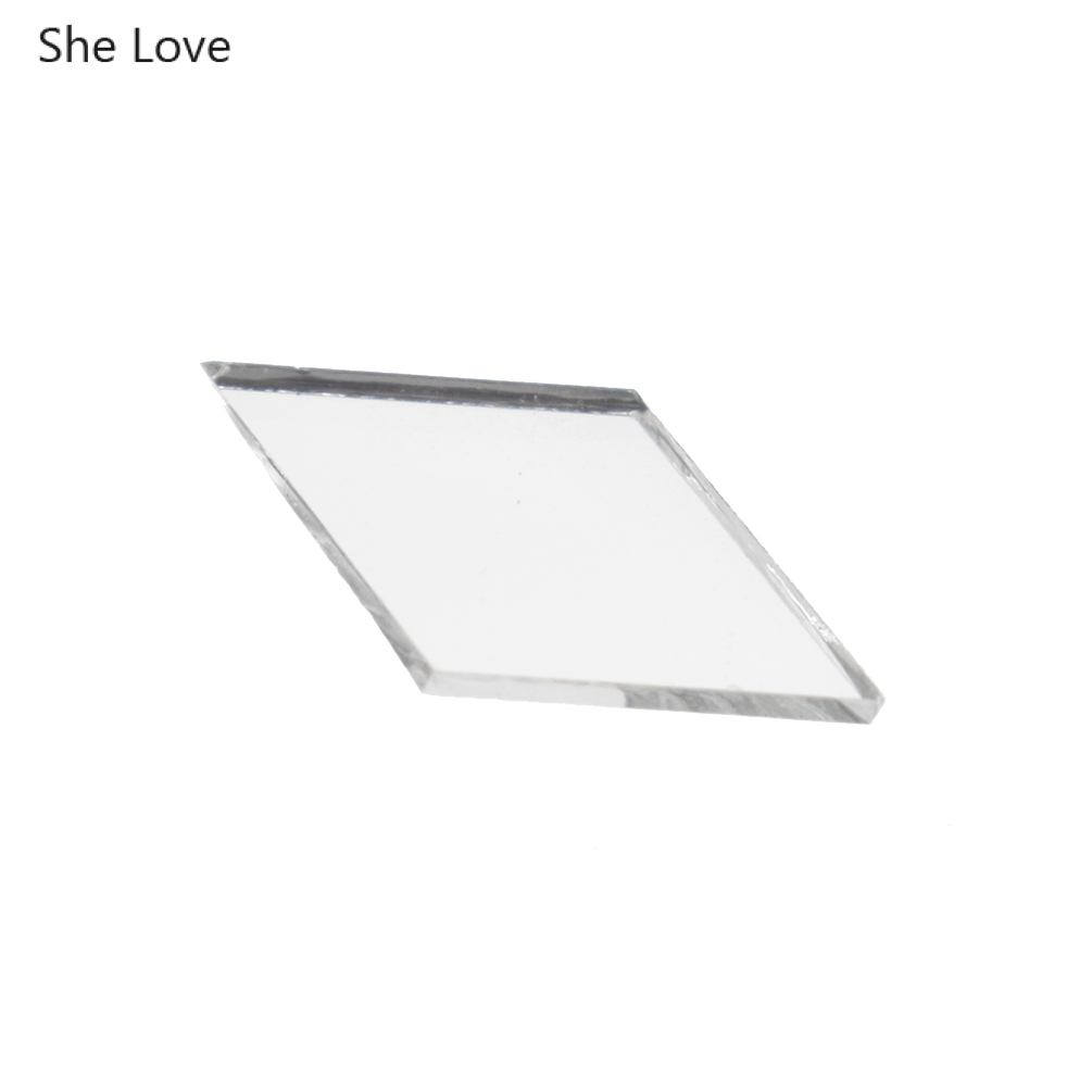 Chzimade 100Pcs/lot 10x20mm Diamond Shape Glass Mi... – Grandado