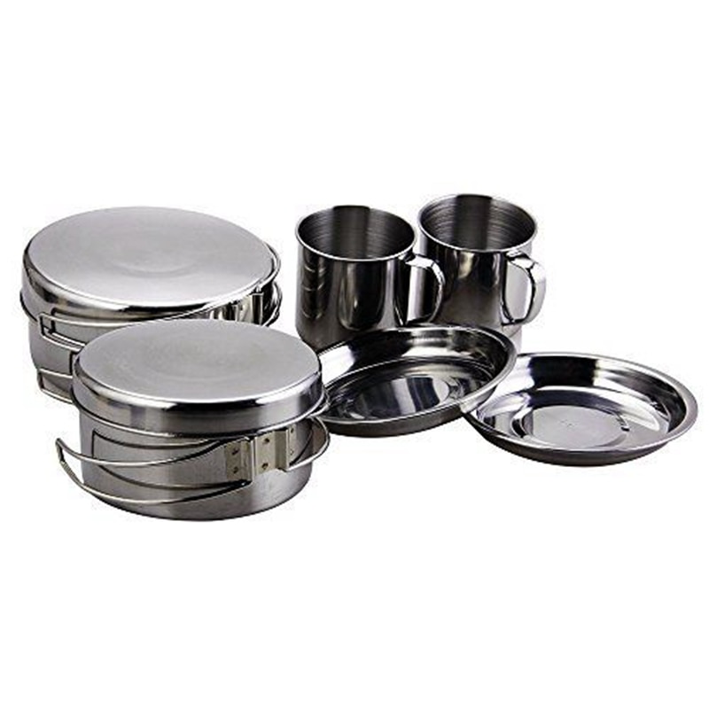 8Pcs/Set Backpacking Camping Cookware Hiking Cookw... – Grandado