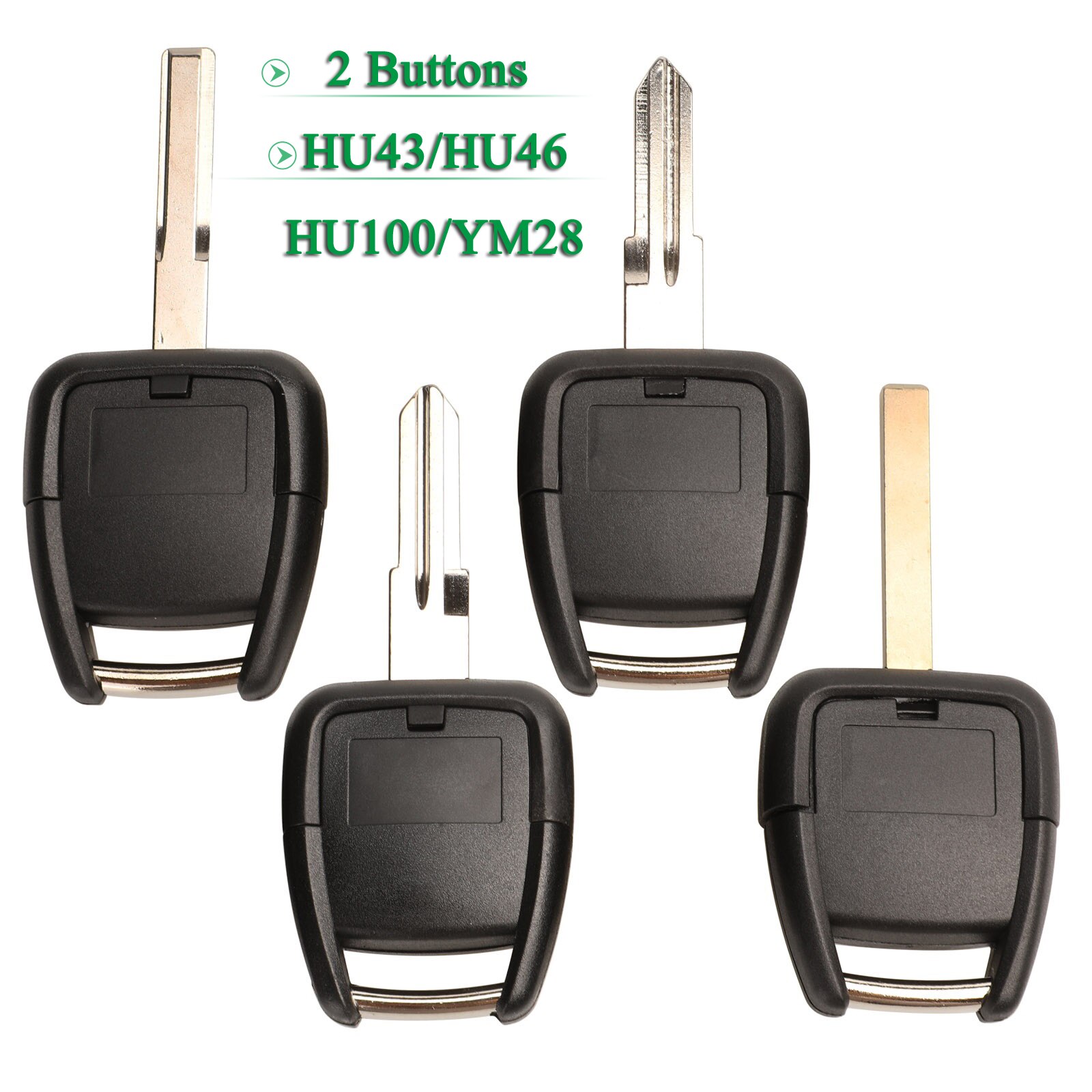 Bilchave 2 Buttons Remote Car Key Shell With Batte... – Grandado