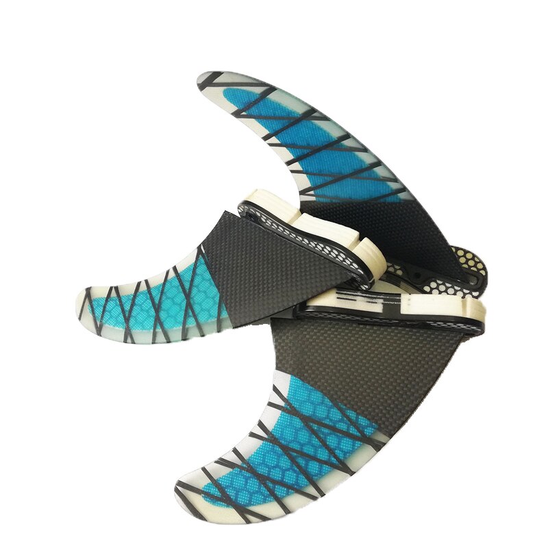 FCS2 fins Truster Tri fins Blue Glassfiber fins wi... – Grandado