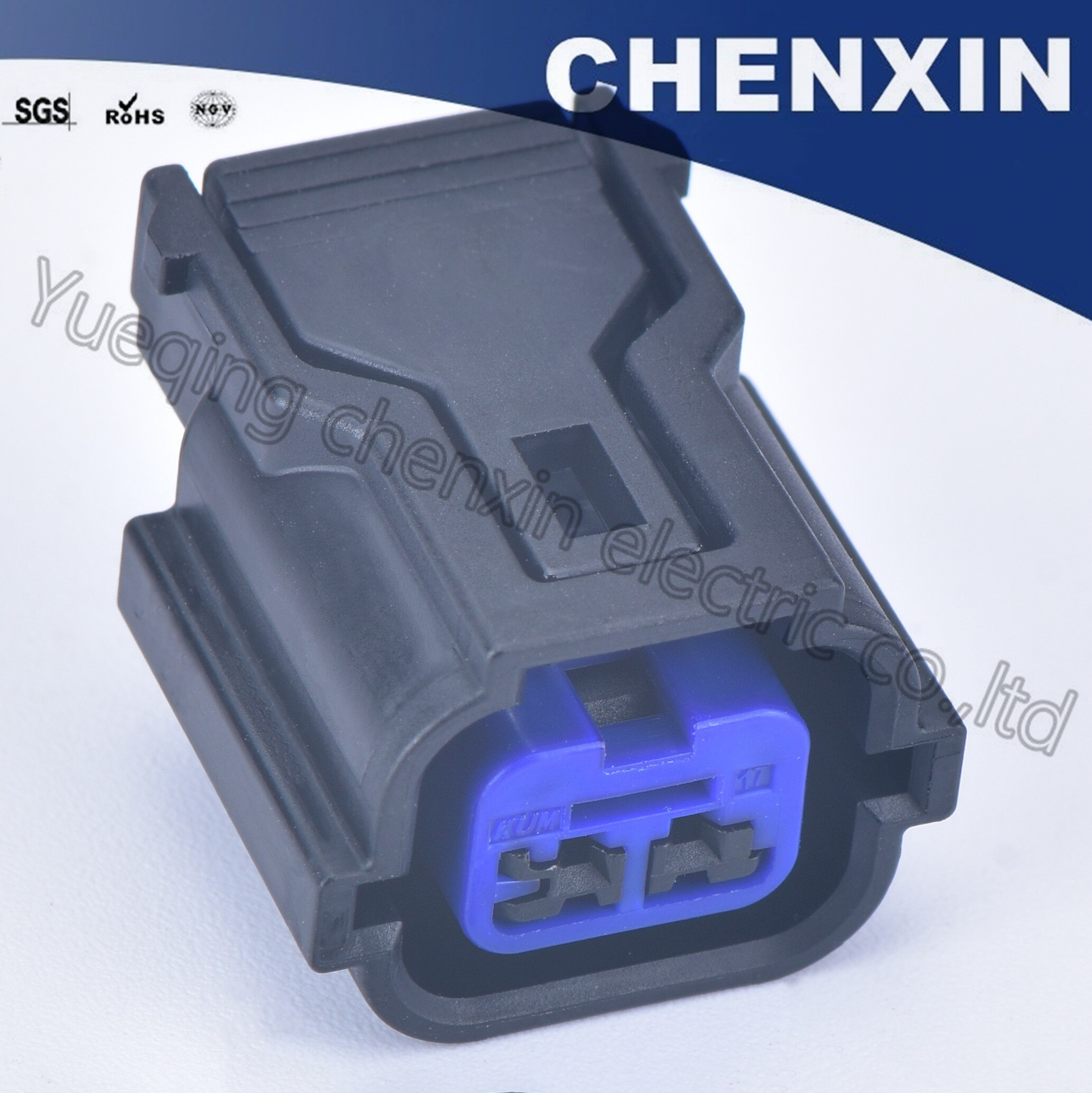 Schwarz 2 pin auto wasserdichte auto stecker weibl... – Vicedeal