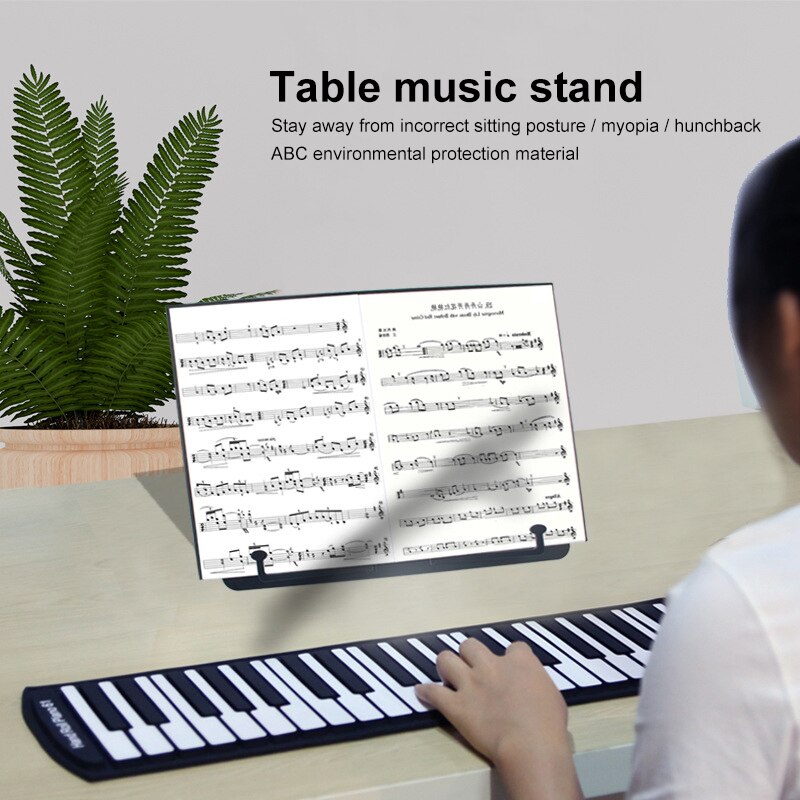 Portable Piano Desktop Music Stand Hand Rolled Pia... – Grandado
