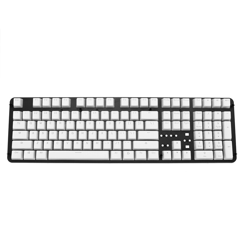 PBT Keycap Set 108 Keys OEM White Pudding Keycap T... – Grandado