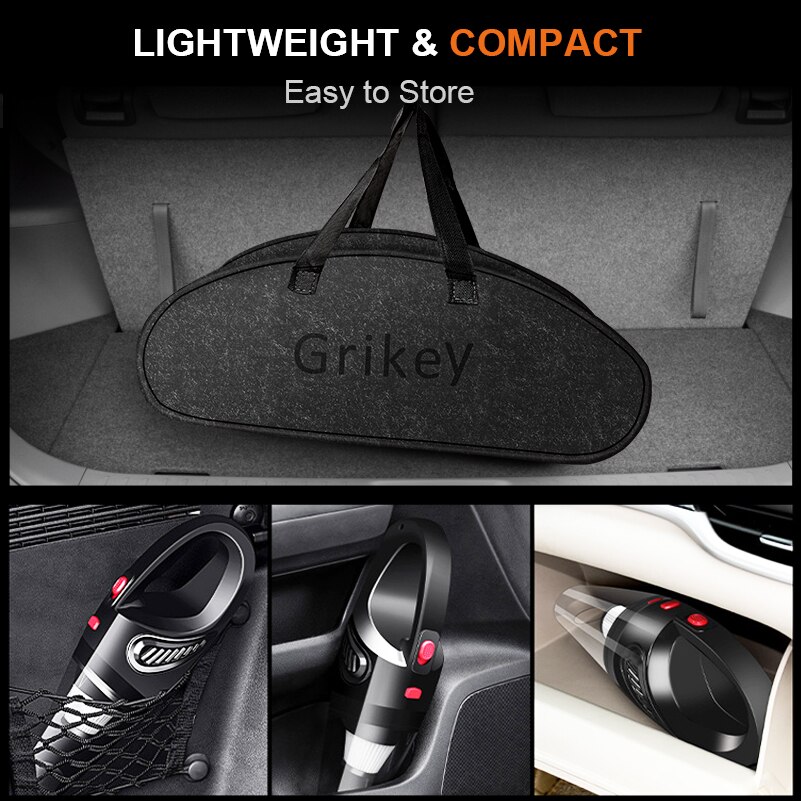 GRIKEY Car Vacuum Cleaner For Car Vacuum Autobioti... – Grandado