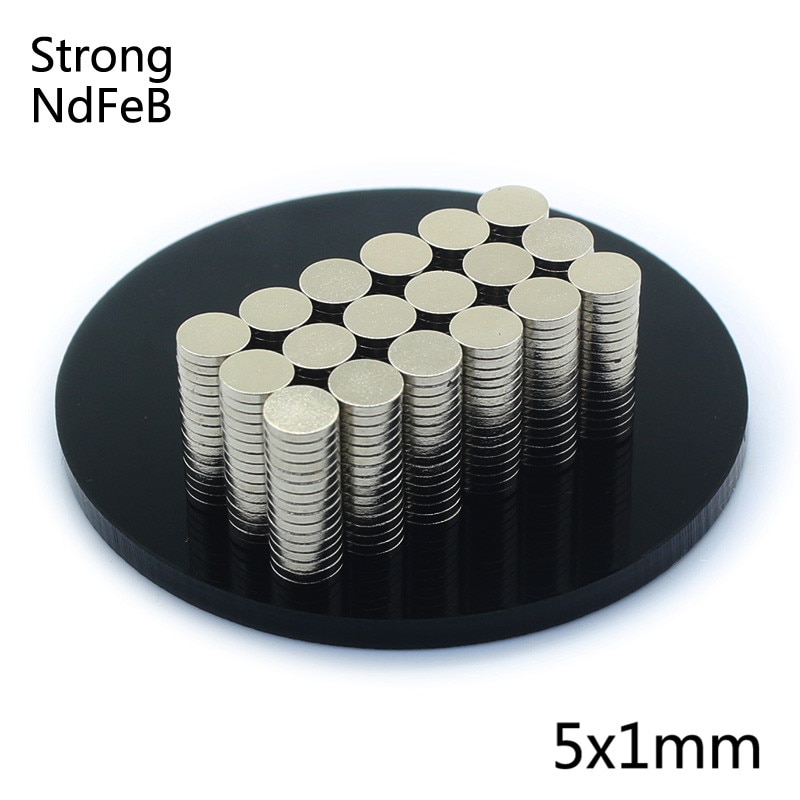 100Pcs 5x1mm Neodymium Magnet Permanent N35 Mini S... – Vicedeal