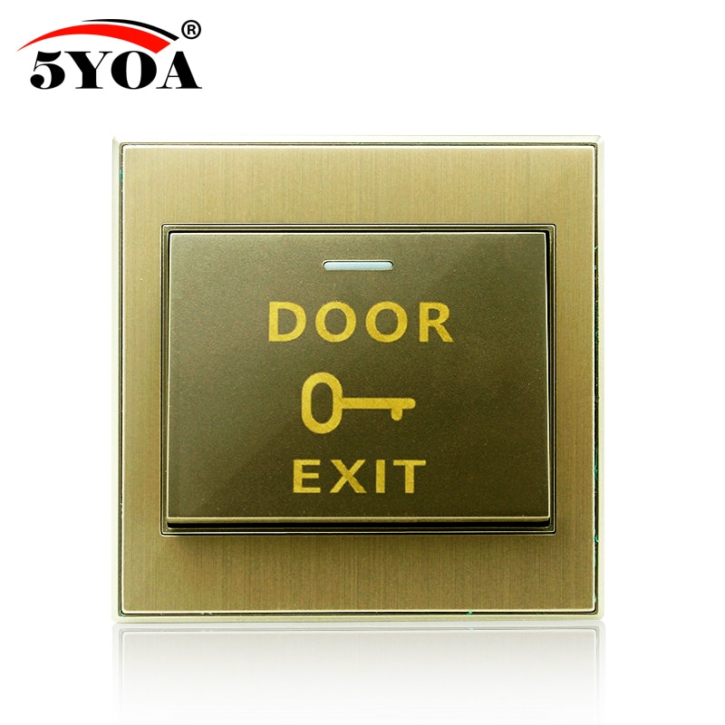 Door Exit Switch Release Push Button Switch COM NO... – Grandado