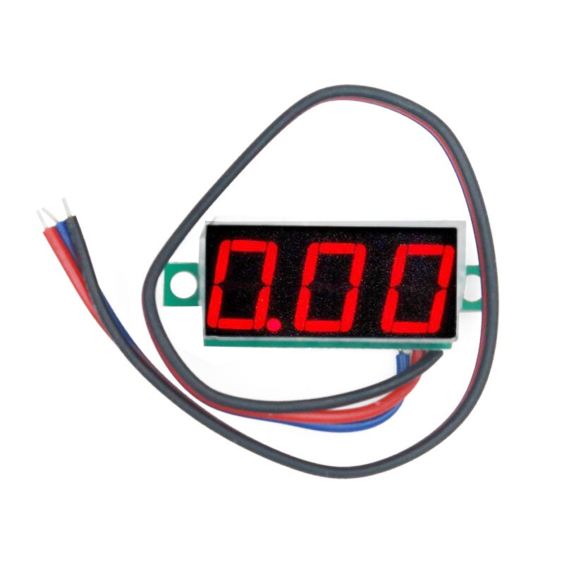 red LCD display mini 0.28" DC Digital Voltmeter Pa... – Grandado