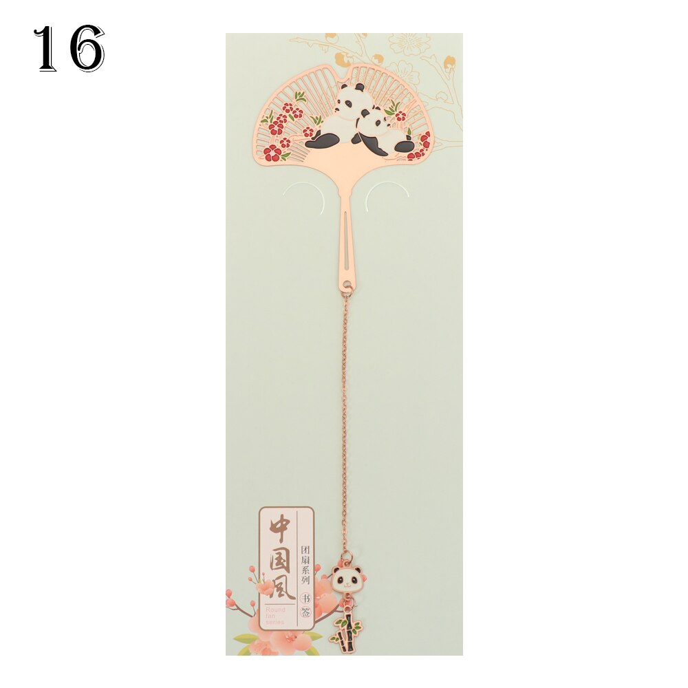 Chinese Style Retro Hollow Metal Bookmark Panda Pe... – Vicedeal