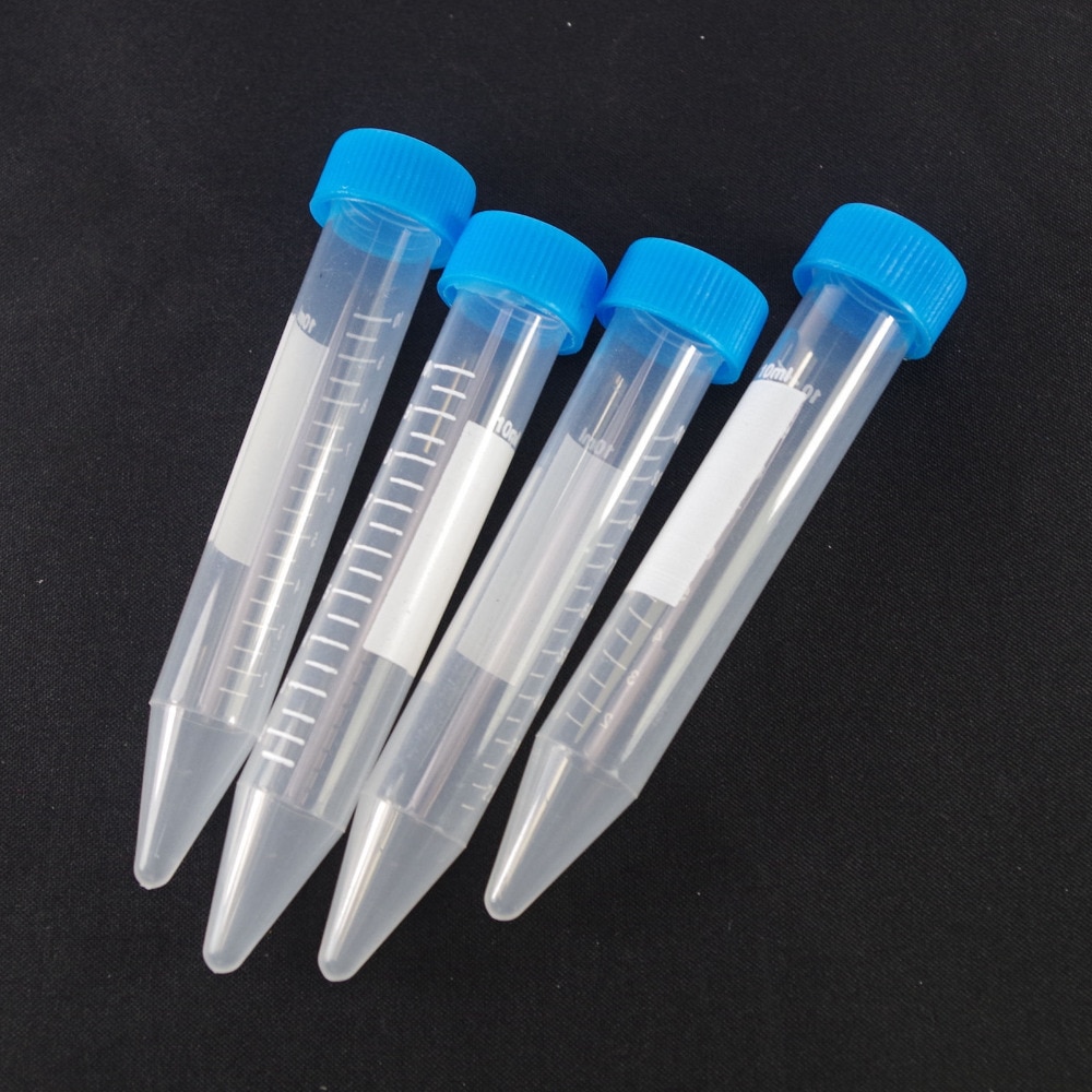 4 Stuks 10 Ml Plastic Test Tubes Centrifuge Buizen... – Vicedeal