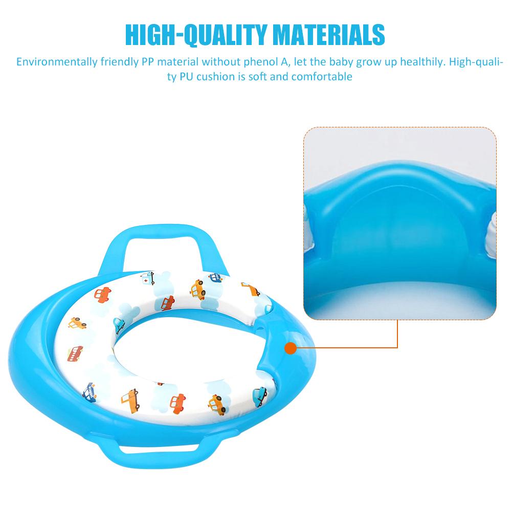 Soft Potty Training Potty Seat with 2 Handles Spla... – Grandado