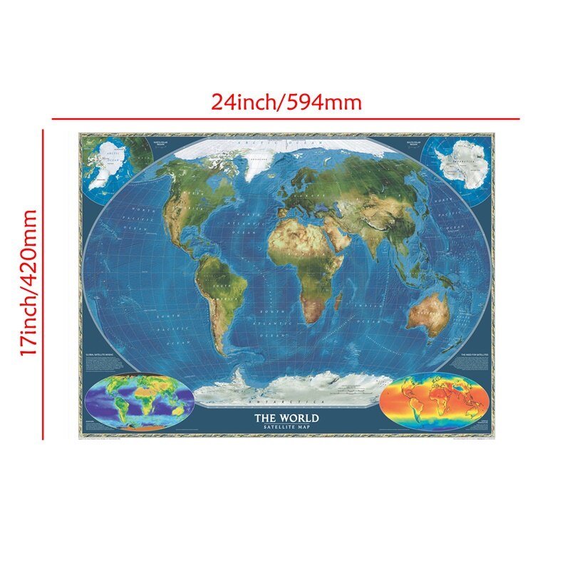 The World Map Unframed Posters and Prints Wall Art... – Grandado