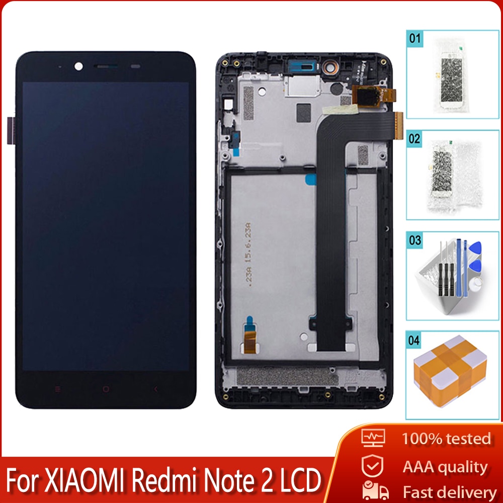 Aaa qualidade lcd para xiaomi redmi nota 2 display... – Grandado
