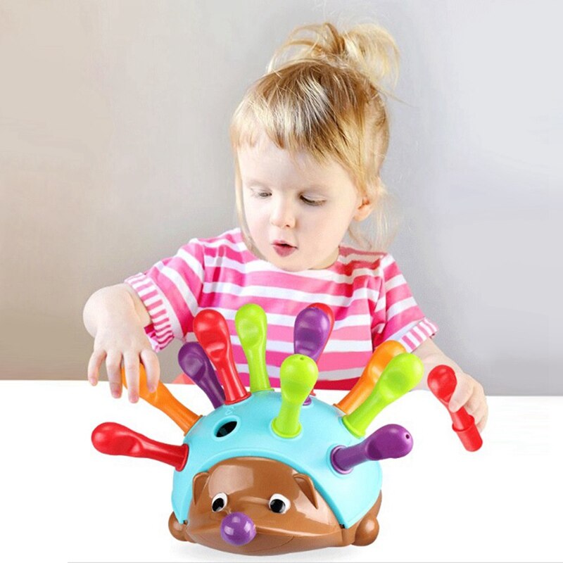 Baby Concentration Toys Hedgehog Sorter Color Stac... – Grandado