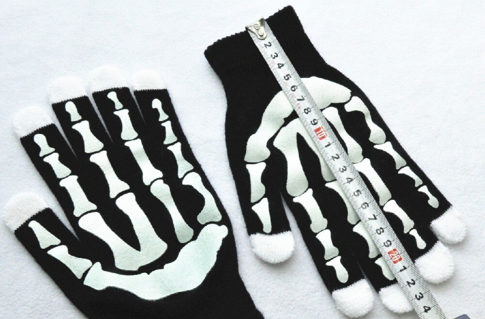 Winter Gloves For Men Soft Knitted Skeleton Hands ... – Grandado