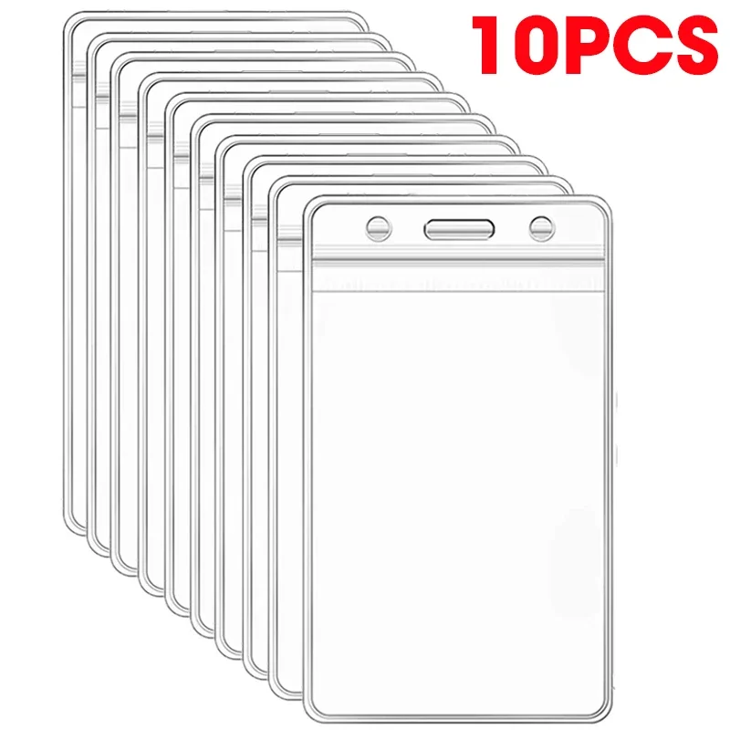 10/1PCS Waterproof Transparent Card Holder Plastic... – Grandado