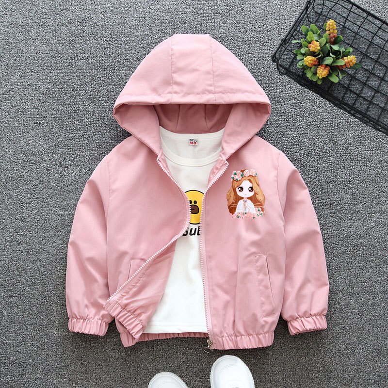 Girls Children's Windbreaker Jacket Child Casu... – Grandado