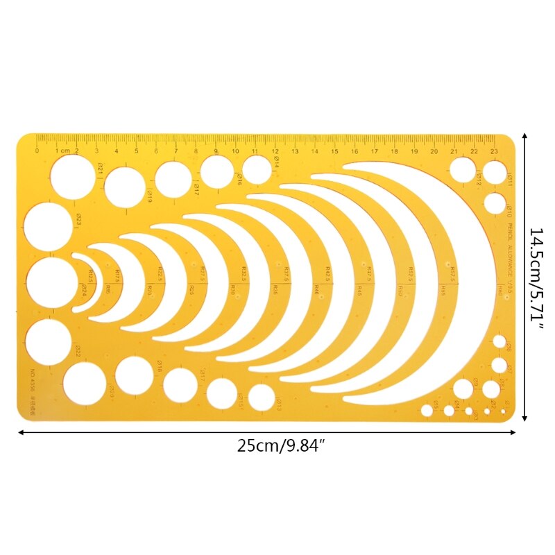 K Resin Flow Chart Symbol Drafting Template Ruler ... – Grandado