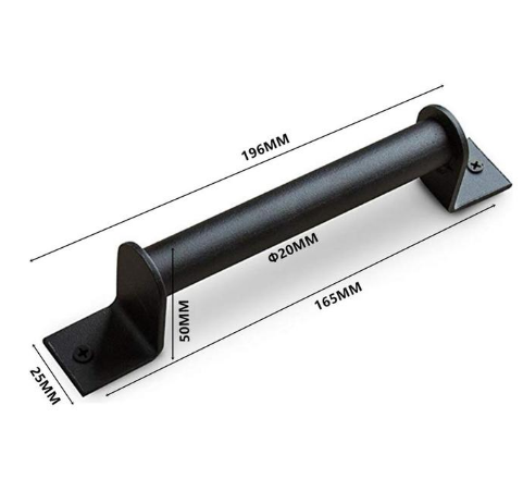 1Pcs Carbon Staal Staldeur Handvat Gate Handvat Pu... – Grandado