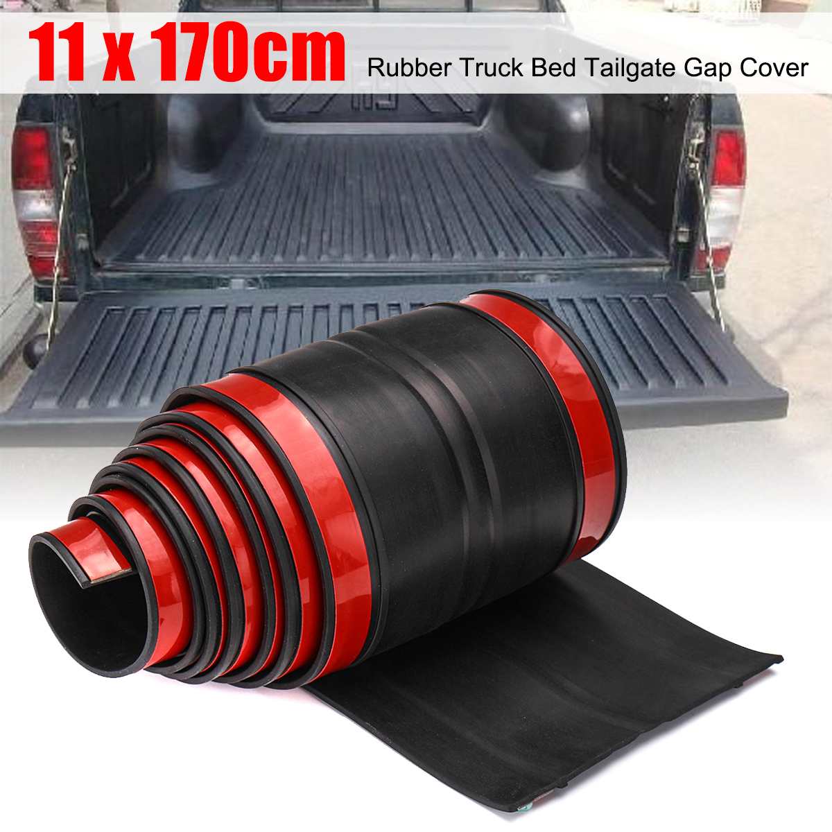 170Cm Universal Rubber Truck Bed Achterklep Kloof ... – Grandado