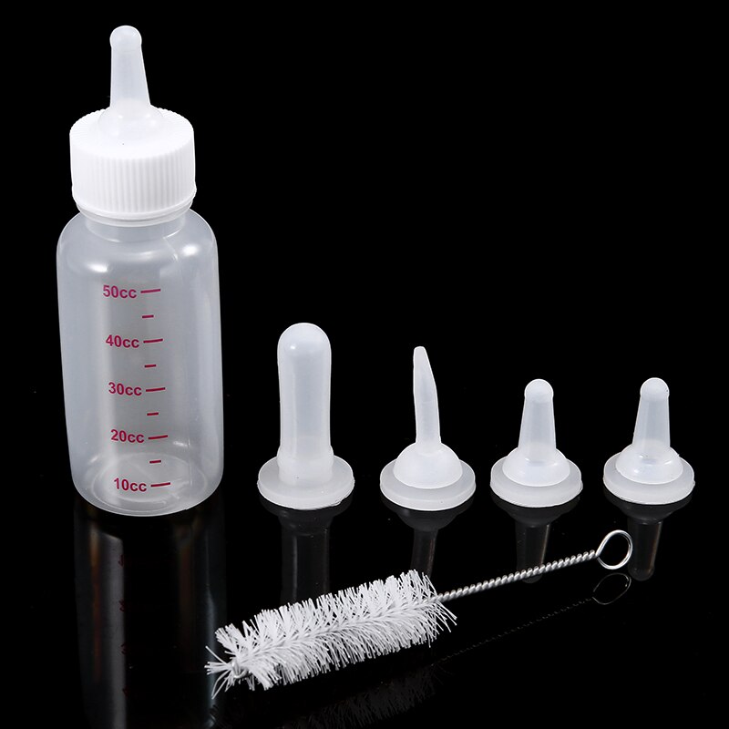 1 Set 50ml Pet Feeding Bottles Pet Cat Dog Puppy K... – Grandado