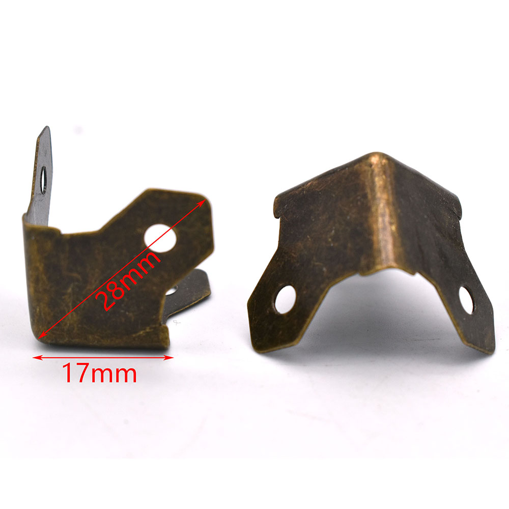 Bronze Vintage Box Corner Protector Triangle Metal... – Grandado
