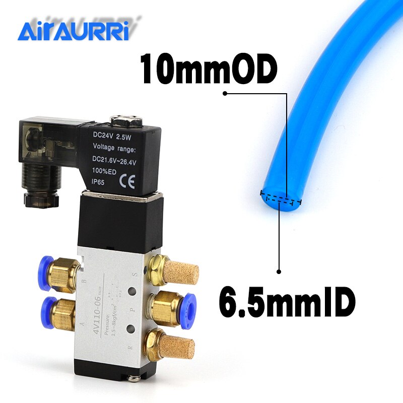 4V110-06 Air Solenoid Valve 5 Way Port 2 Position ... – Vicedeal