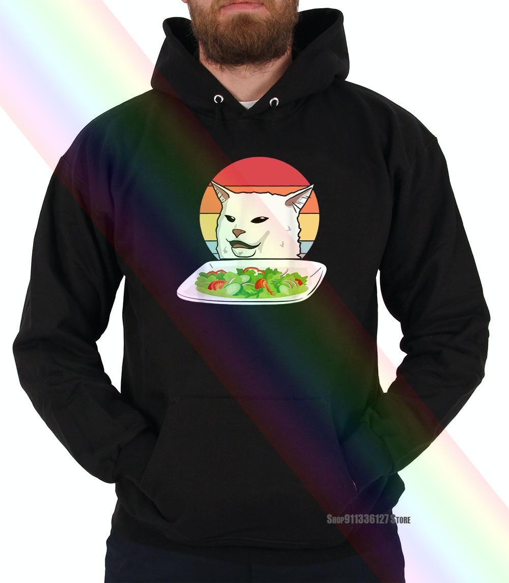 Angry Women Yelling At Confused Cat At Dinner Tabl... – Vicedeal