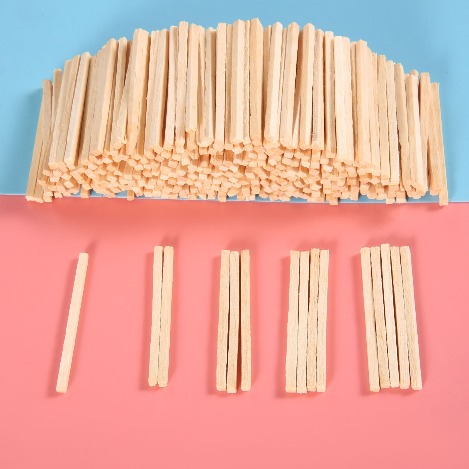 1000pcs Wood Sticks Match Rods Natural Wooden 3D P... – Grandado