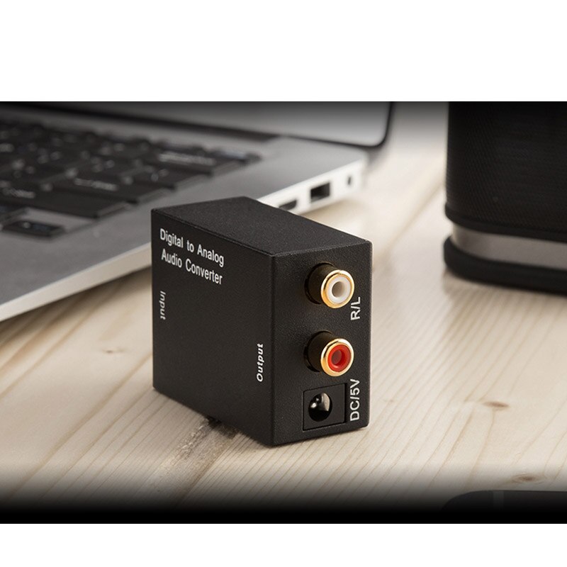 EDD Digital Optical Toslink SPDIF Coax to Analog L... – Grandado