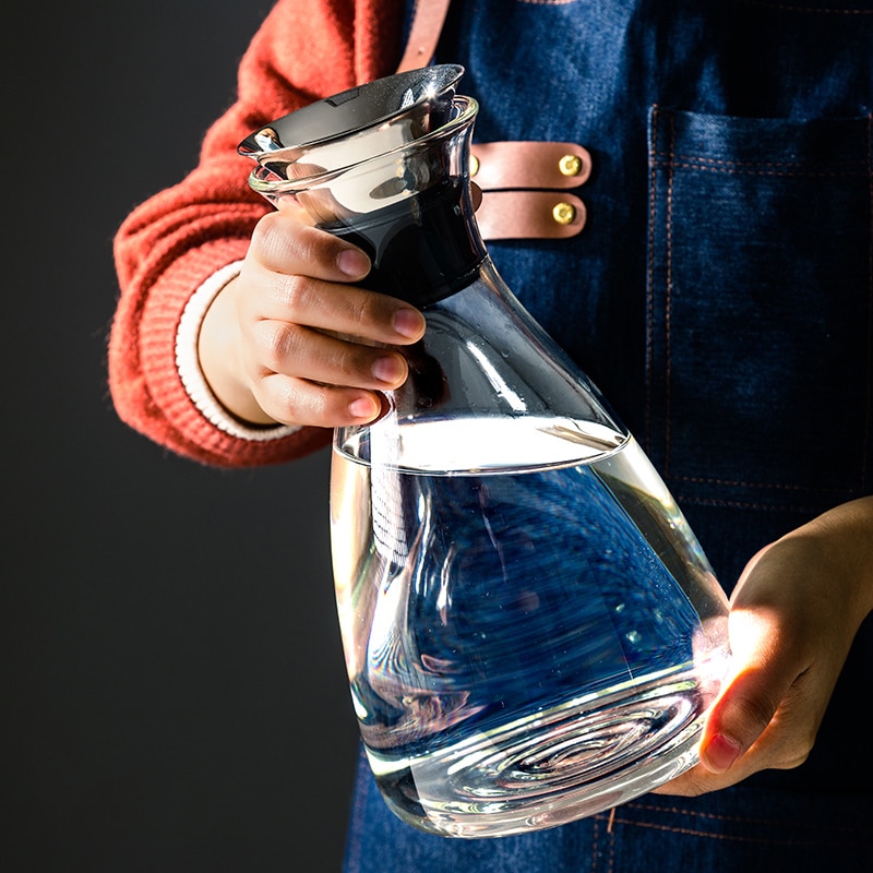 Glas Water Kruik 32Oz Met Rvs Deksel Warmte Resist... – Vicedeal