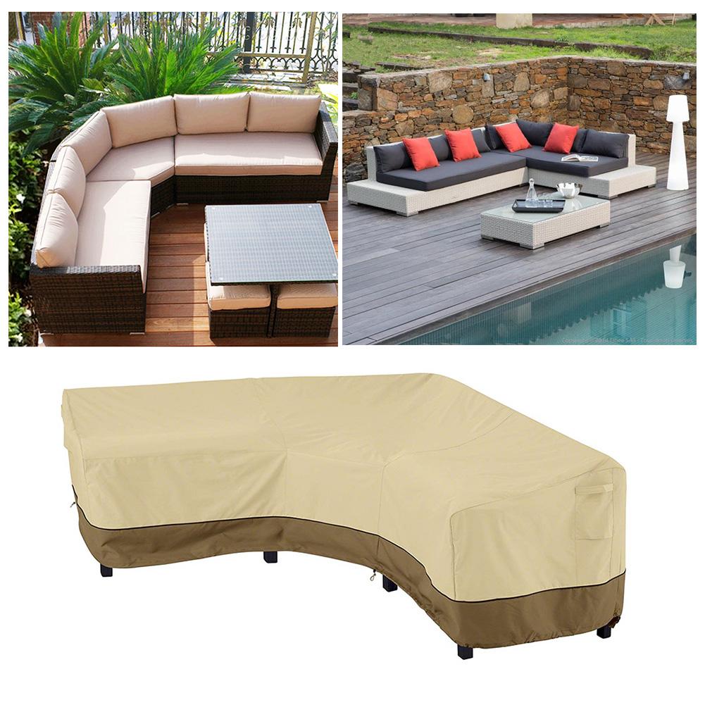 Garden Corner Furniture Cover Outdoor V-Shaped Wat... – Grandado