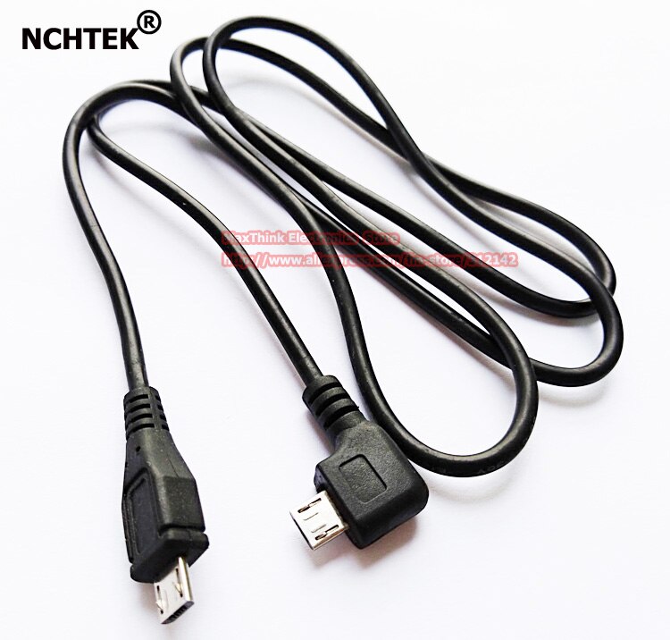 Nchtek 90 graders vinklet mikro usb han til mikro ... – Grandado