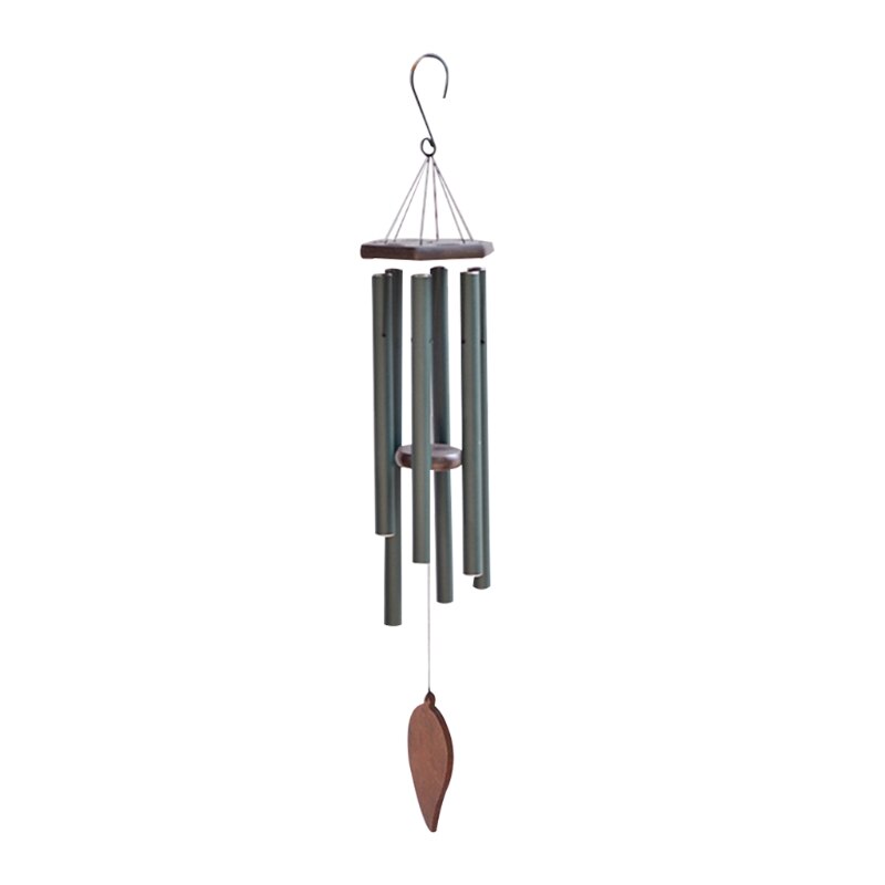 Outdoor Wind Chime, with 5 Aluminum Tubes, Wooden ... – Grandado